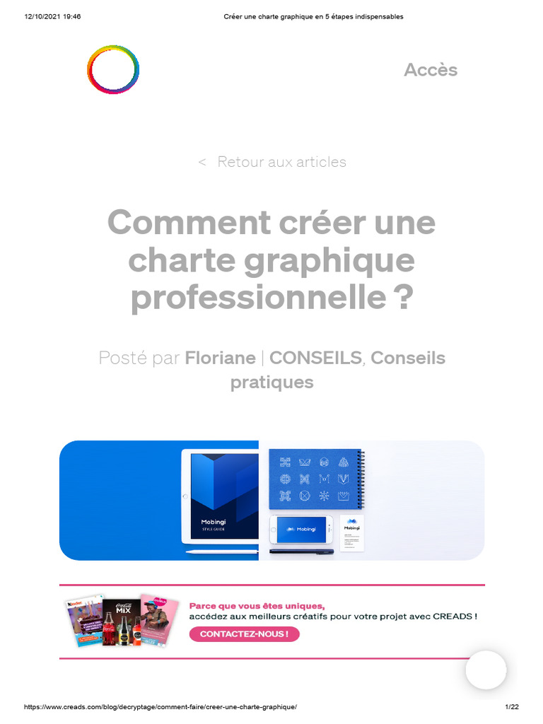 Créer Une Charte Graphique en 5 Étapes Indispensables | PDF