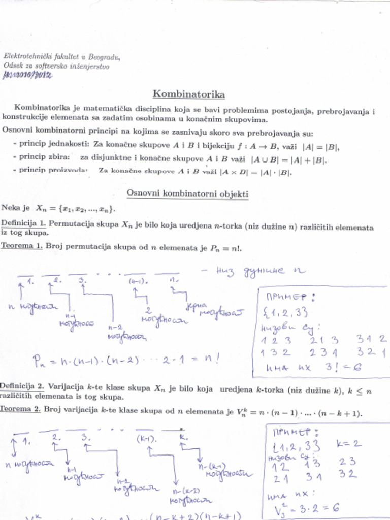 M2_Kombinatorika | PDF