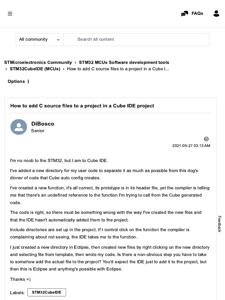 How To Add C Source Files To A Project | PDF