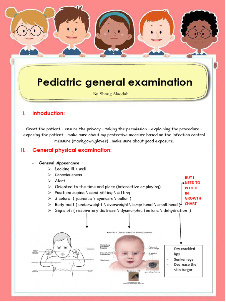 GENERAL Examination - Pediatric | PDF