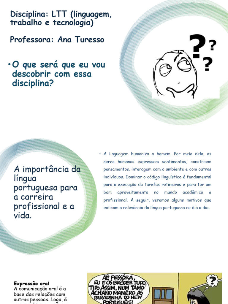 Aula Inaugural LTT-1 | PDF