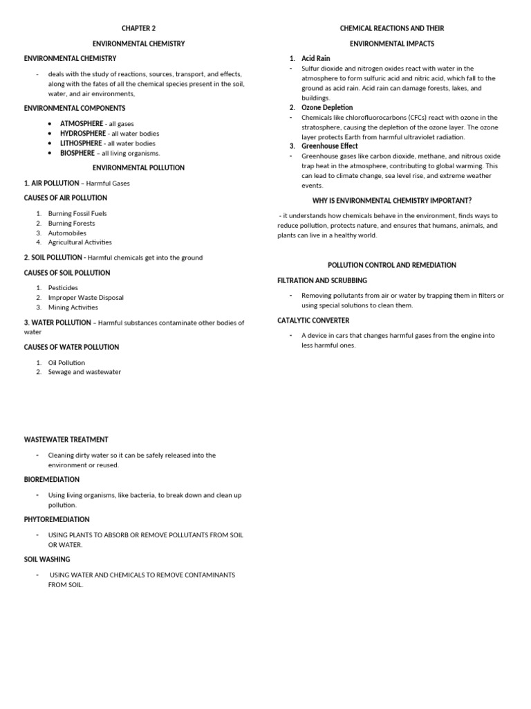 Ge Envi Sci Chapter 2 Reviewer | PDF