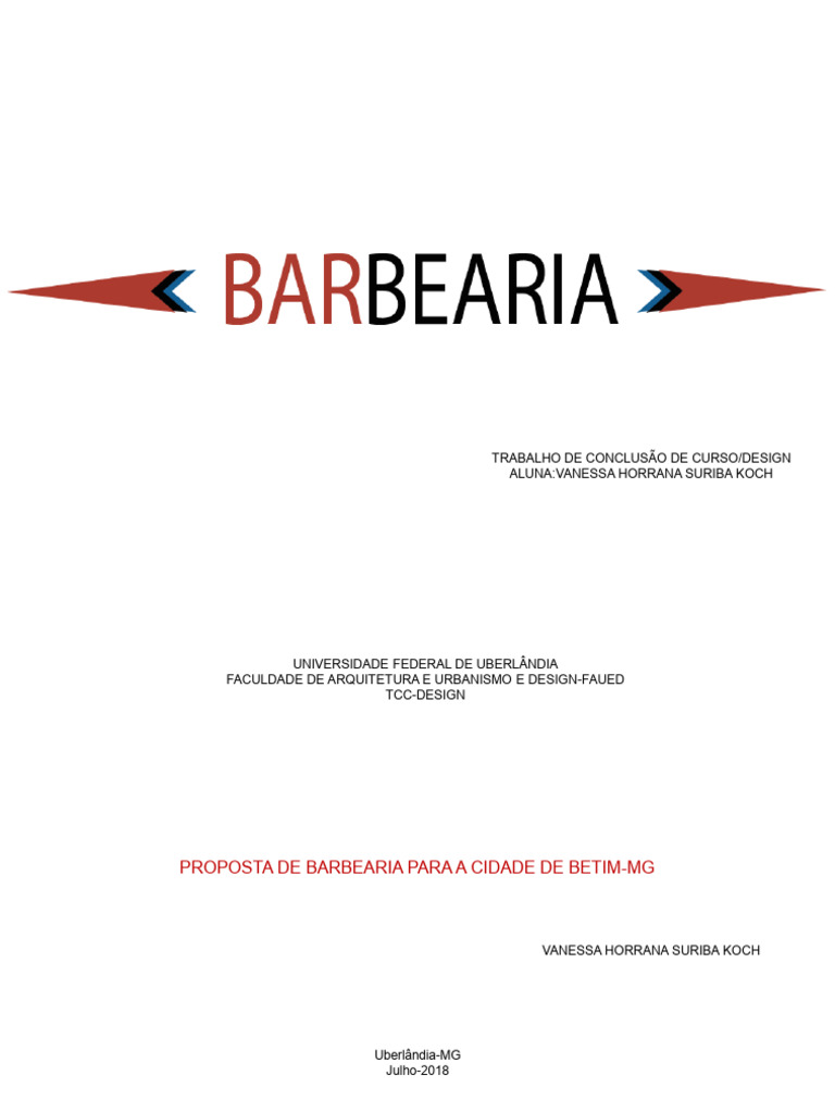 Proposta Barbearia Bar | PDF