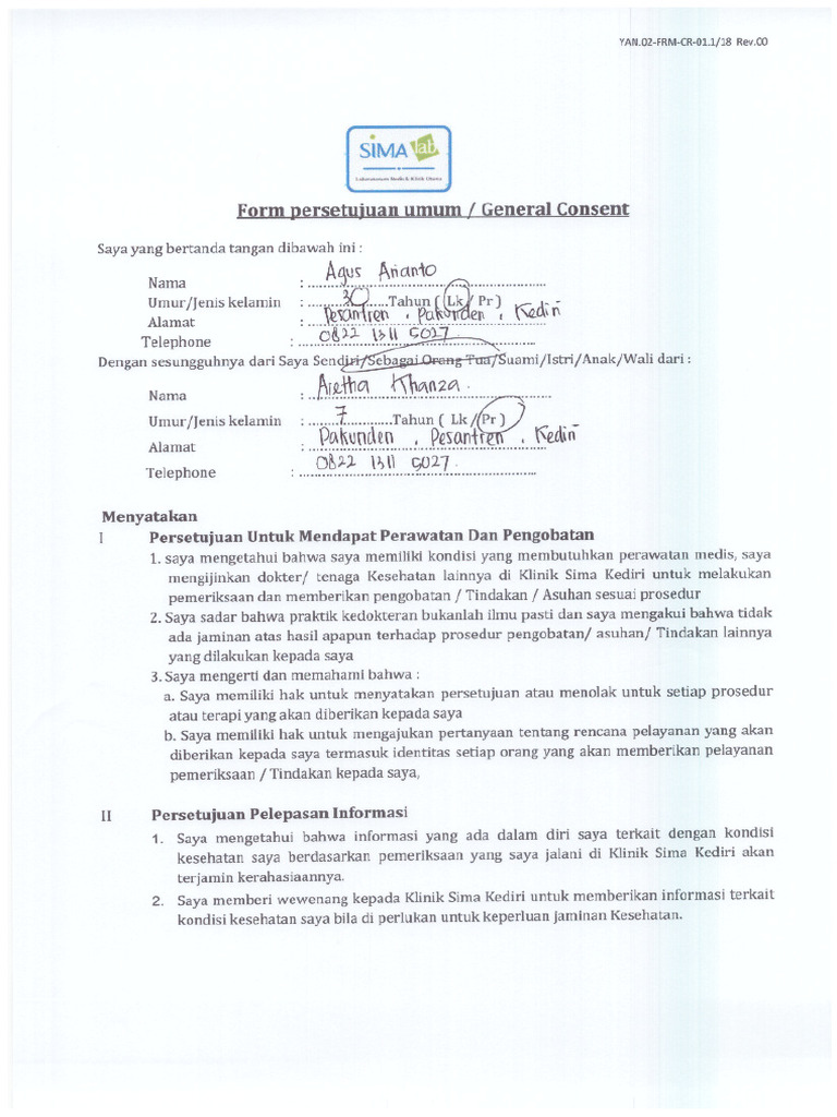Penyelenggaraan Rekam Medis Hasil | PDF