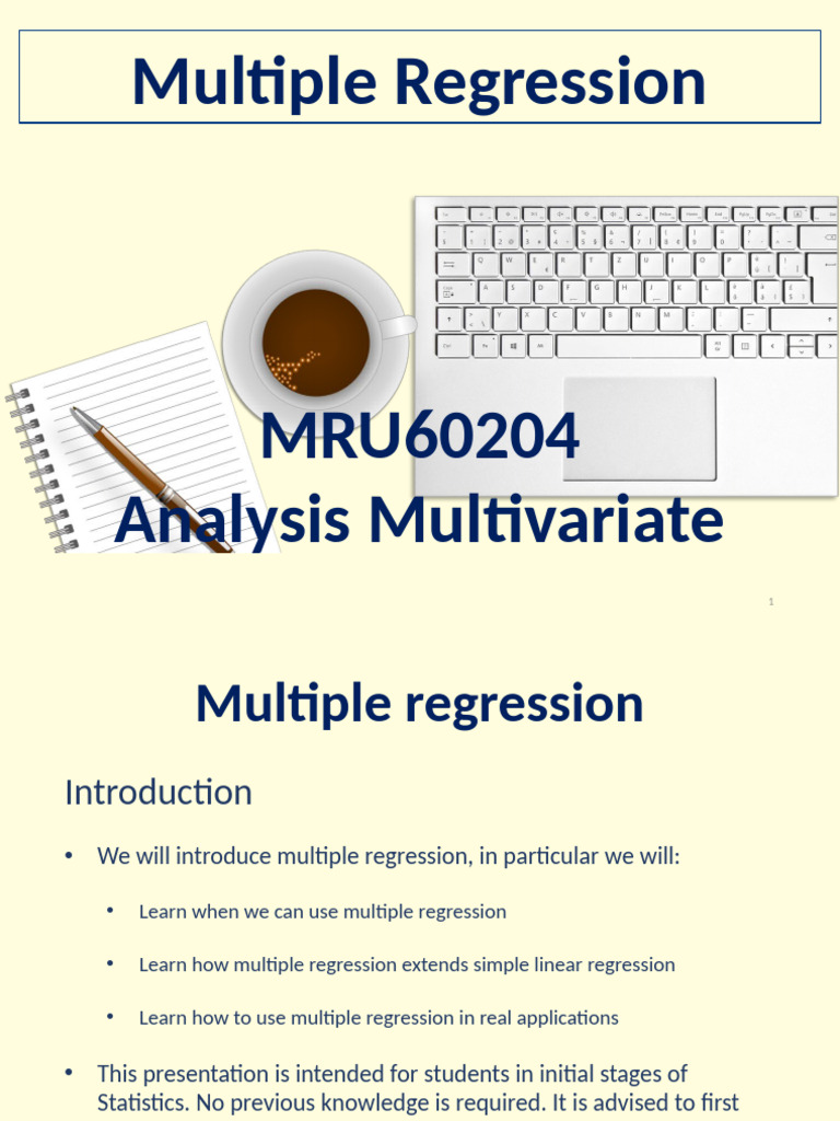 Multiple Regression | PDF