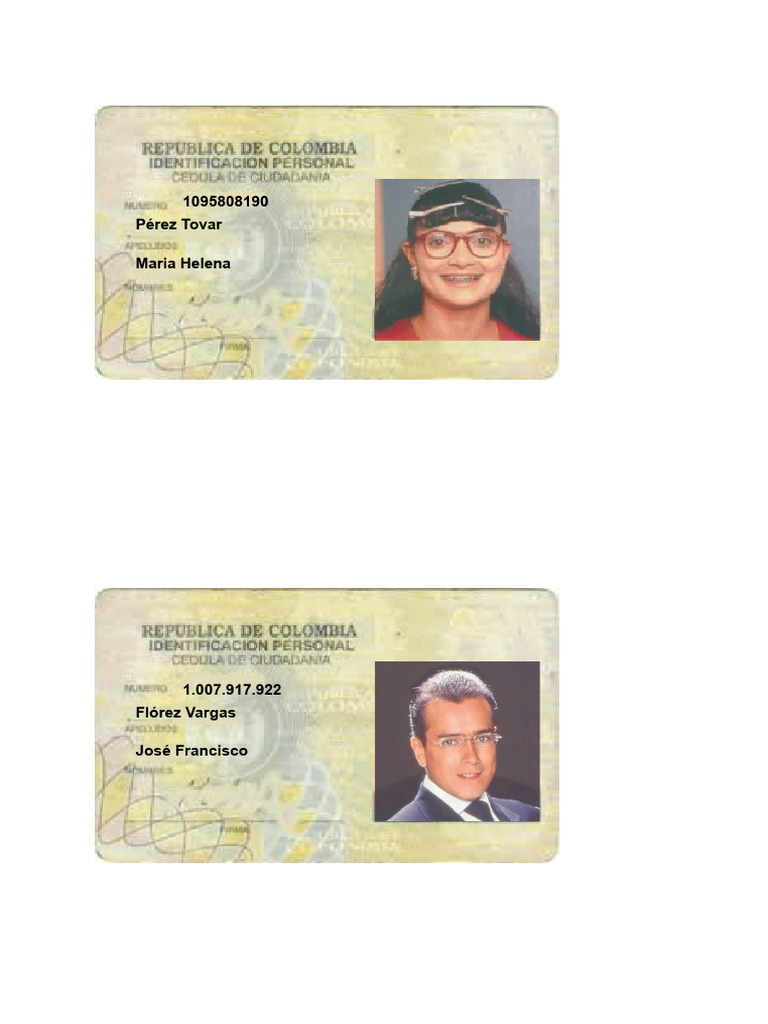 cedulas betty la fea | PDF