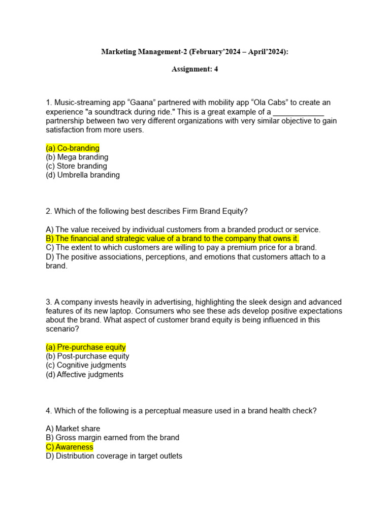 MM 2 - Assignment 4a | PDF