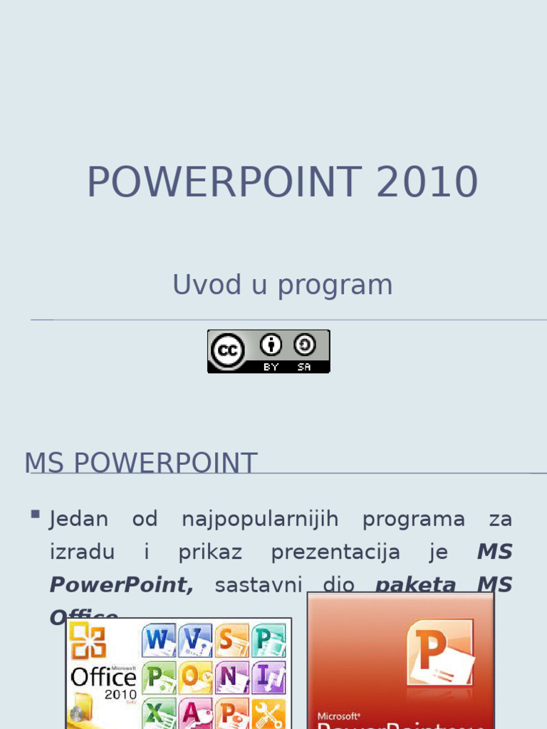 PWP 2010 Uv Odu Program | PDF