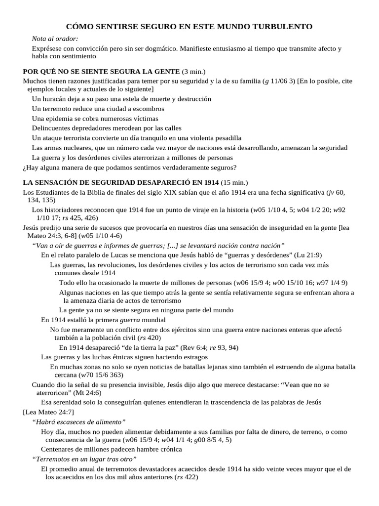 Cómo Sentirse Seguro en Este Mundo Turbulento: Por Qué No Se Siente ...