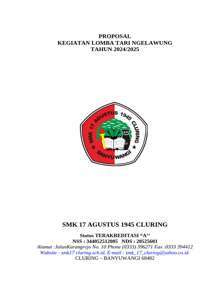 Proposal Lomba Tari | PDF