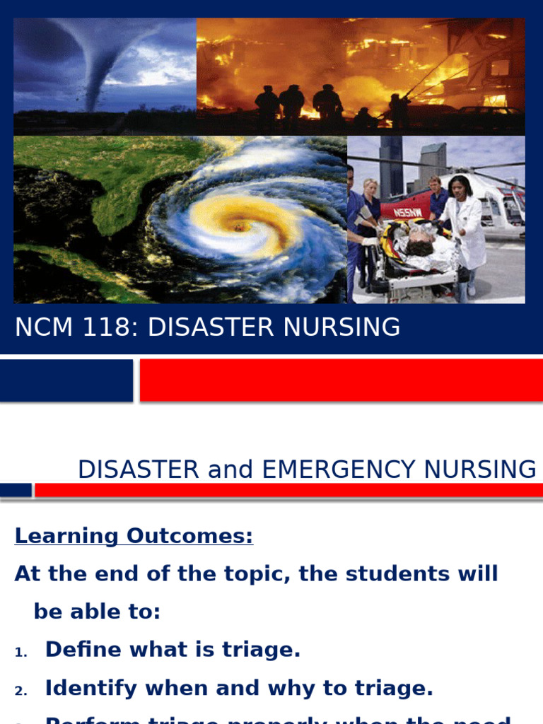Disaster Nursing | PDF