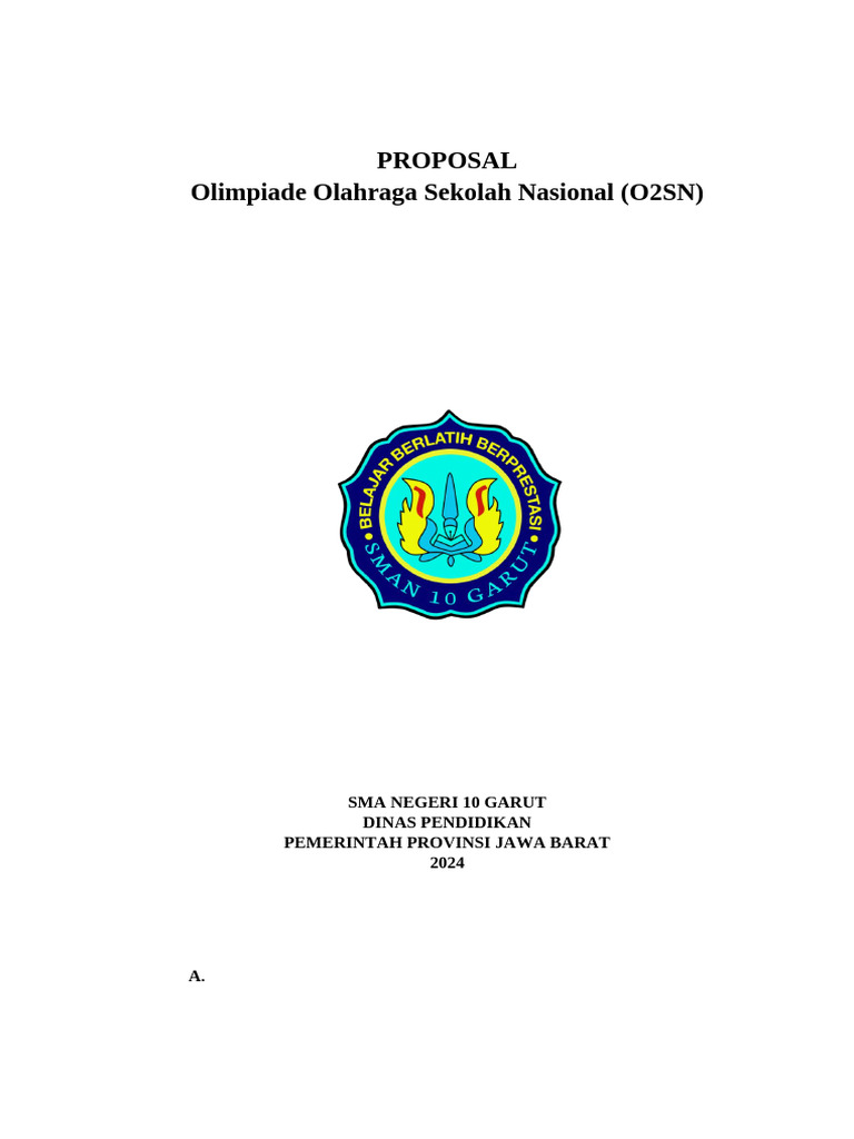 PROPOSAL O2SN 2024 Fix | PDF