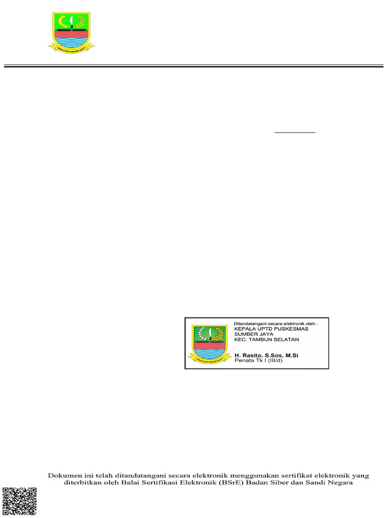 Undangan Senam Kebugaran Jasmani - SDN Sumberjaya 05 - Sabtu, 28 ...