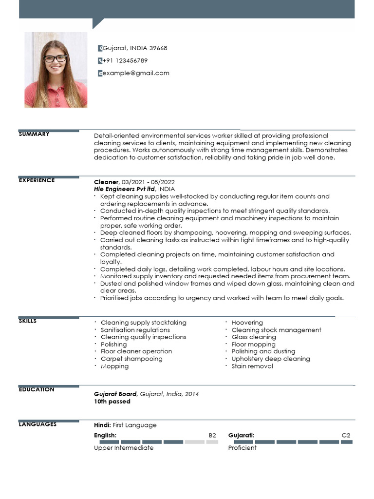 CV Example Jobsnvisa | PDF