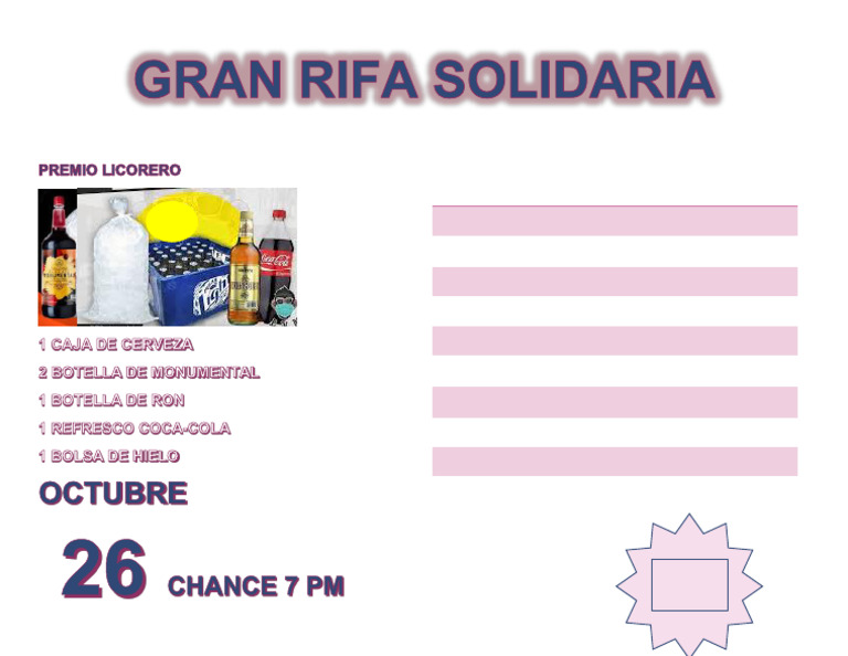 GRAN RIFA SOLIDARIA | PDF