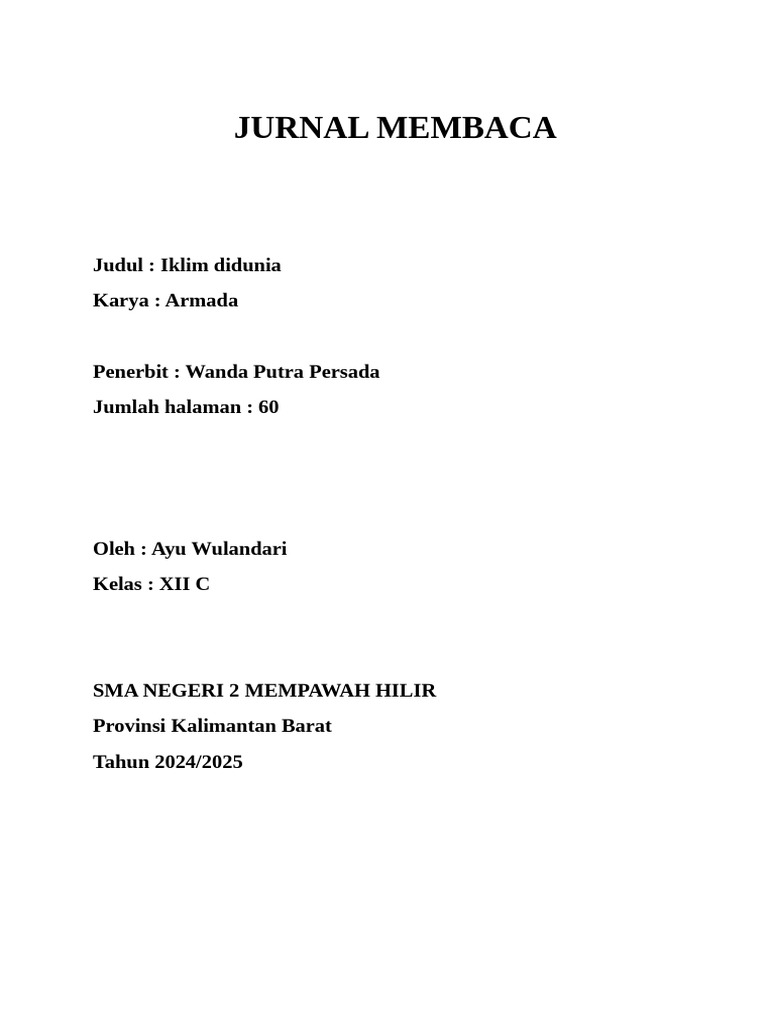 Jurnal Membaca Ayu | PDF | Planets | Statistical Mechanics