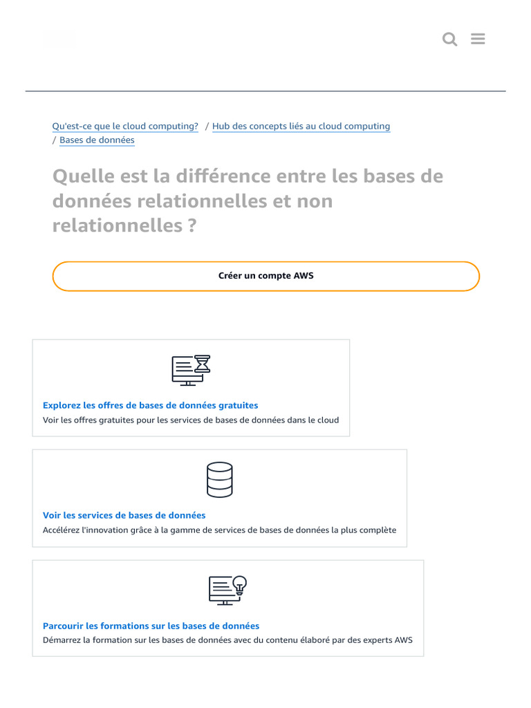 Bases de Données Relationnelles Et Non Relationnelles - Différence ... Bases de Données Relationnelles Et Non Relationnelles - Différence ...