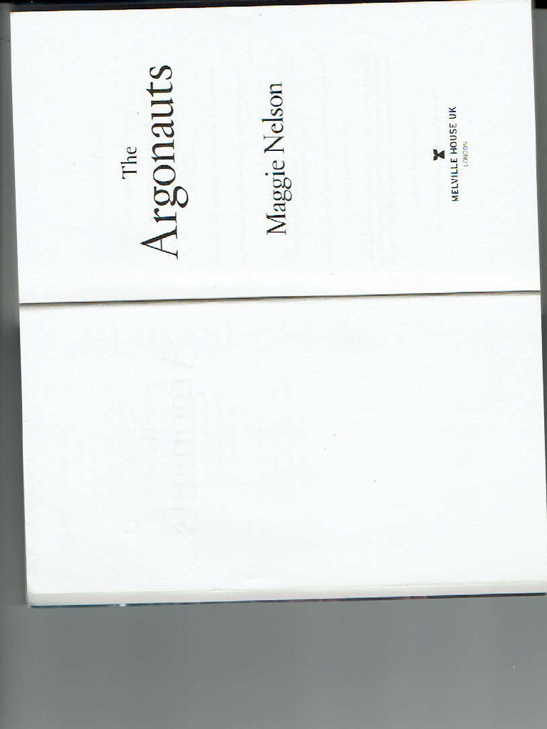 Maggie Nelson The Argonauts | PDF