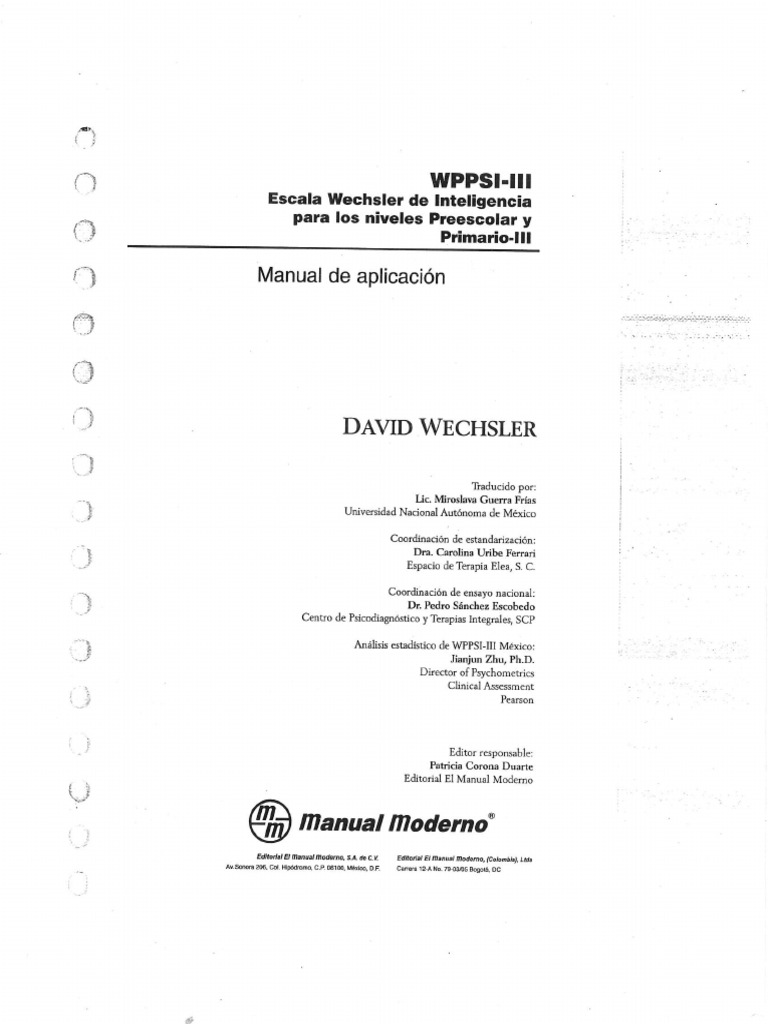 WPPSI | PDF