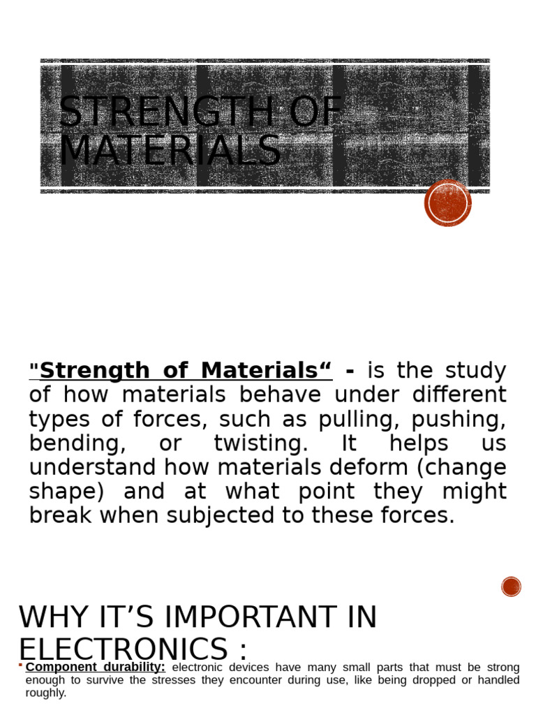 Strength of Materials | PDF