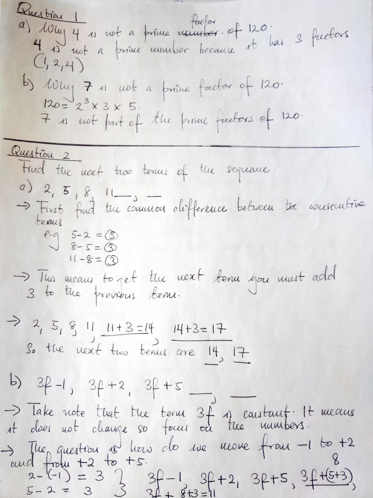 Mathematics Notes | PDF