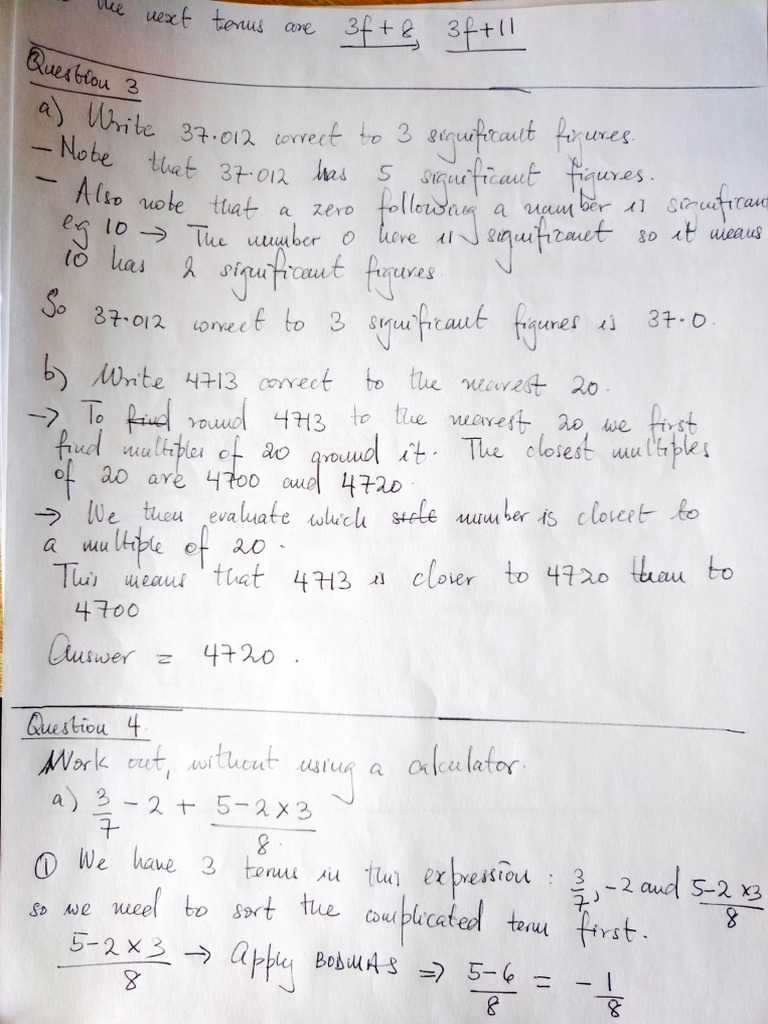 Mathematics Notes 2 | PDF