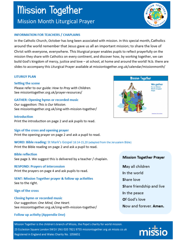 Mission-Month-Liturgical-Prayer | PDF