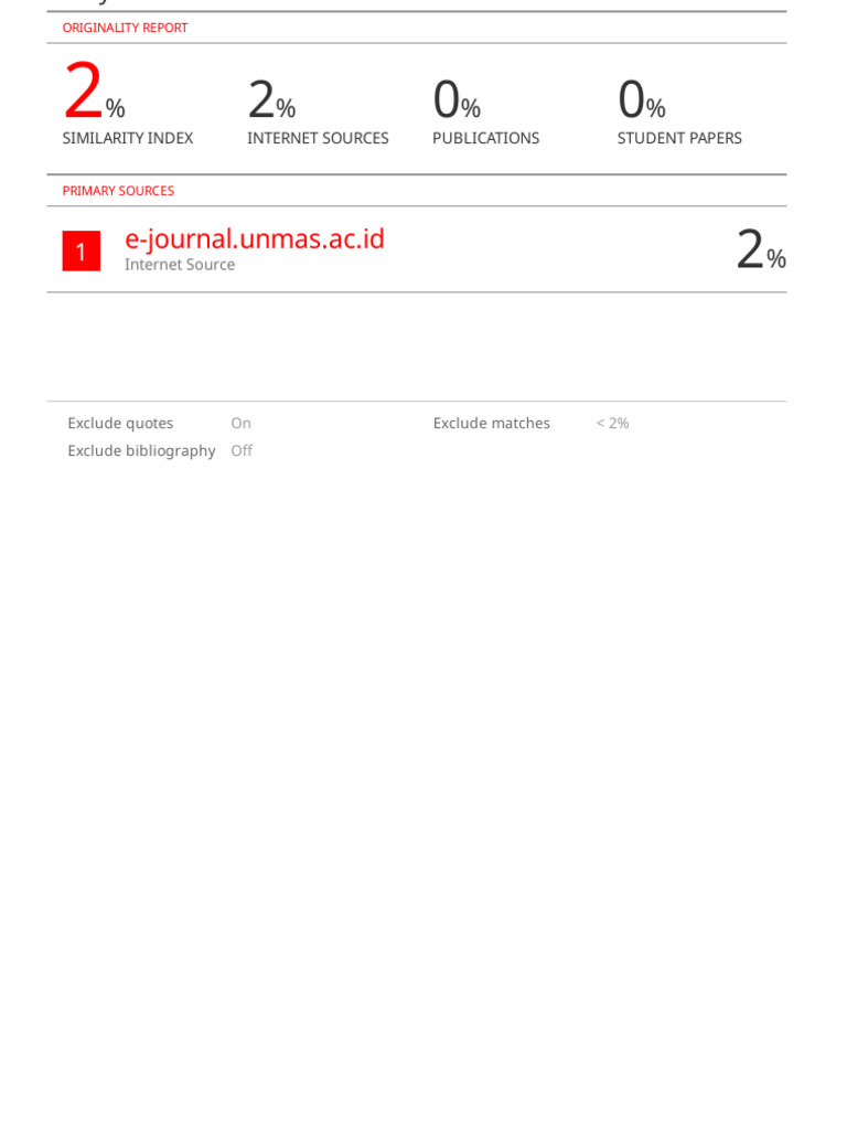 Cek Turnitin | PDF