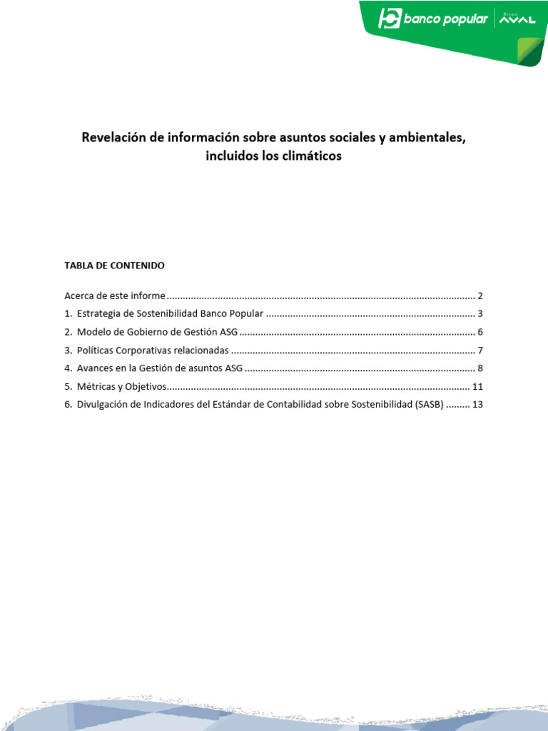 Informe ASG 2023 VF | PDF