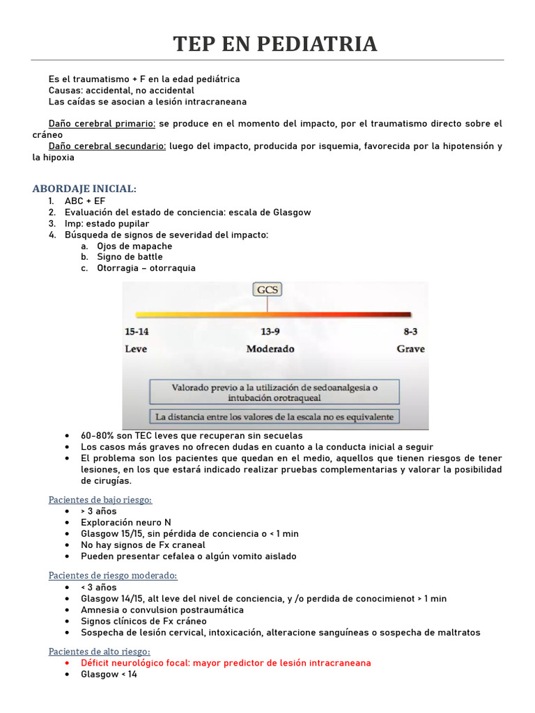 Clase 4 Tep en Pediatria | PDF