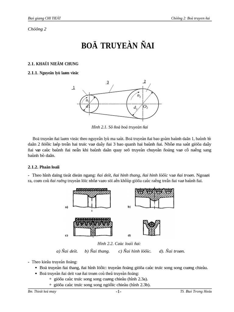 Chi-Tiet-May - Bui-Trong-Hieu - Bo-Truyen-Dai - (Cuuduongthancong - Com) | PDF