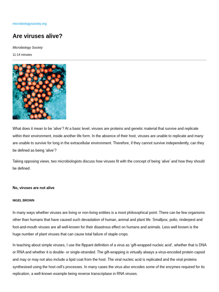 1 3+are+viruses+alive | PDF