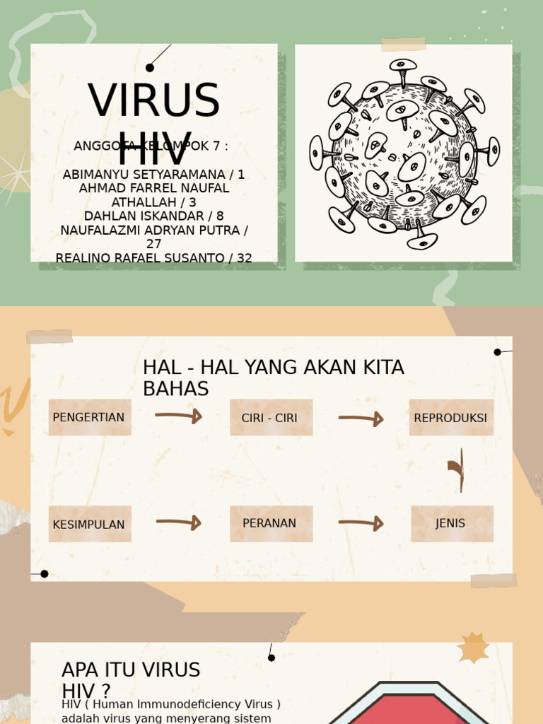 Presentasi Hiv X-2 Kelompok 7 | PDF