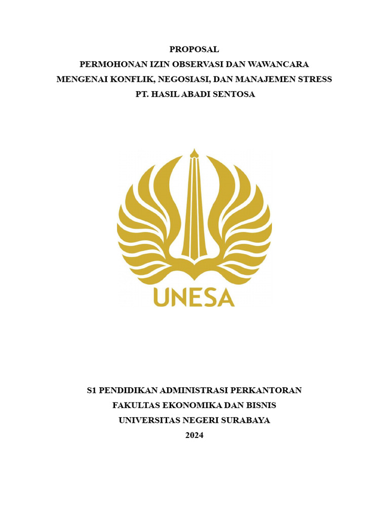 PROPOSAL PT Hasil Abadi Sentosa | PDF