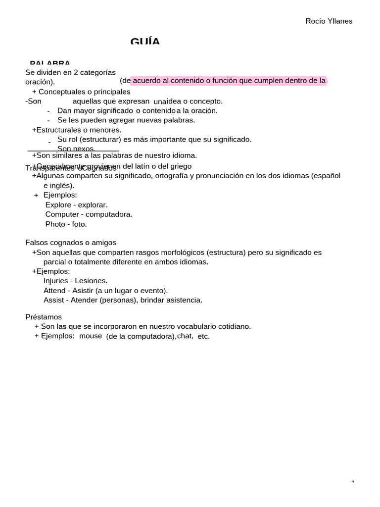 Resumen de Inglés | PDF