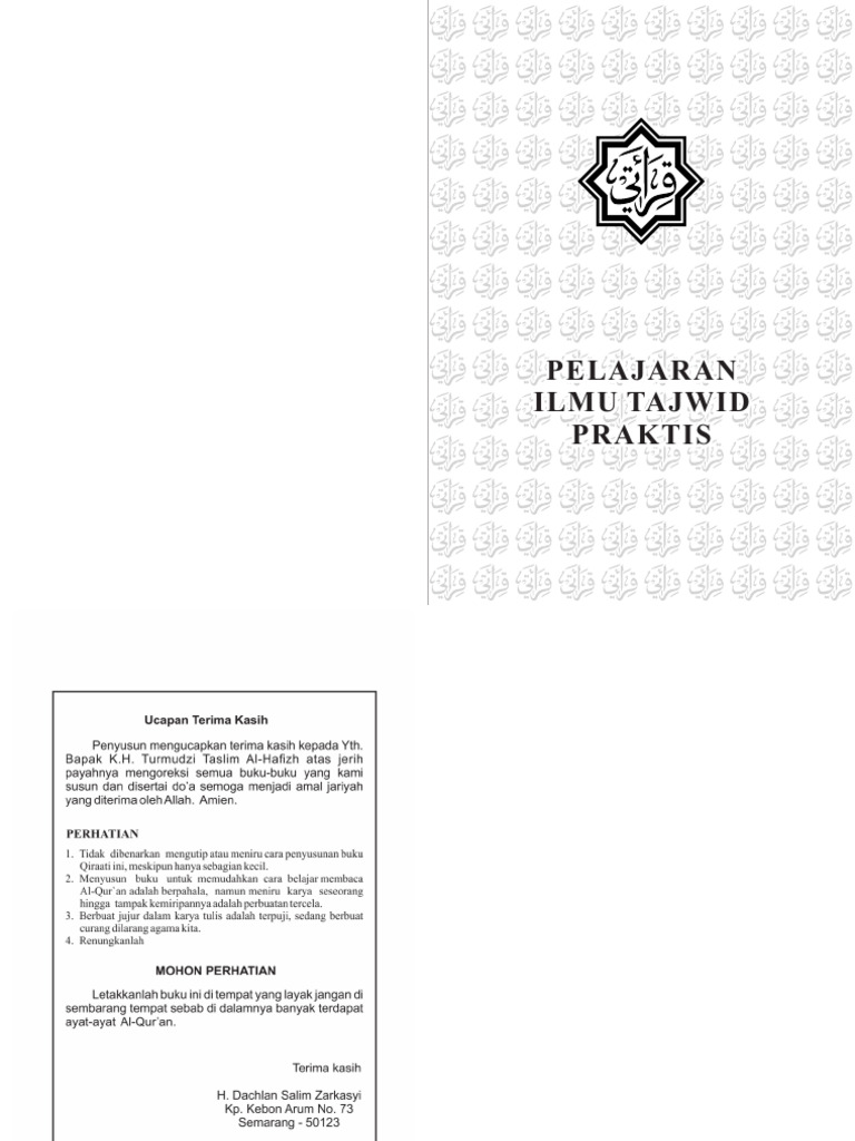 Tajwid Fix- Booklet | PDF