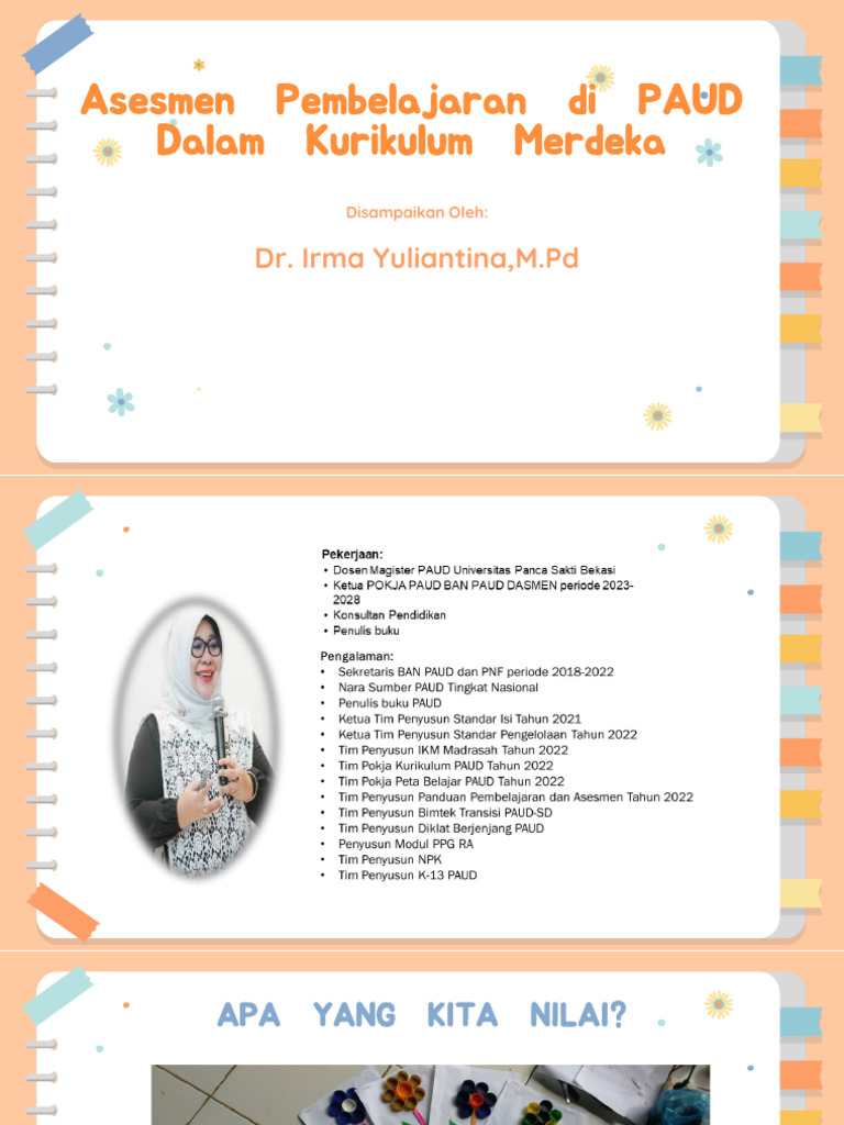 PPIAUD - Asesmen Pembelajaran Di PAUD | PDF