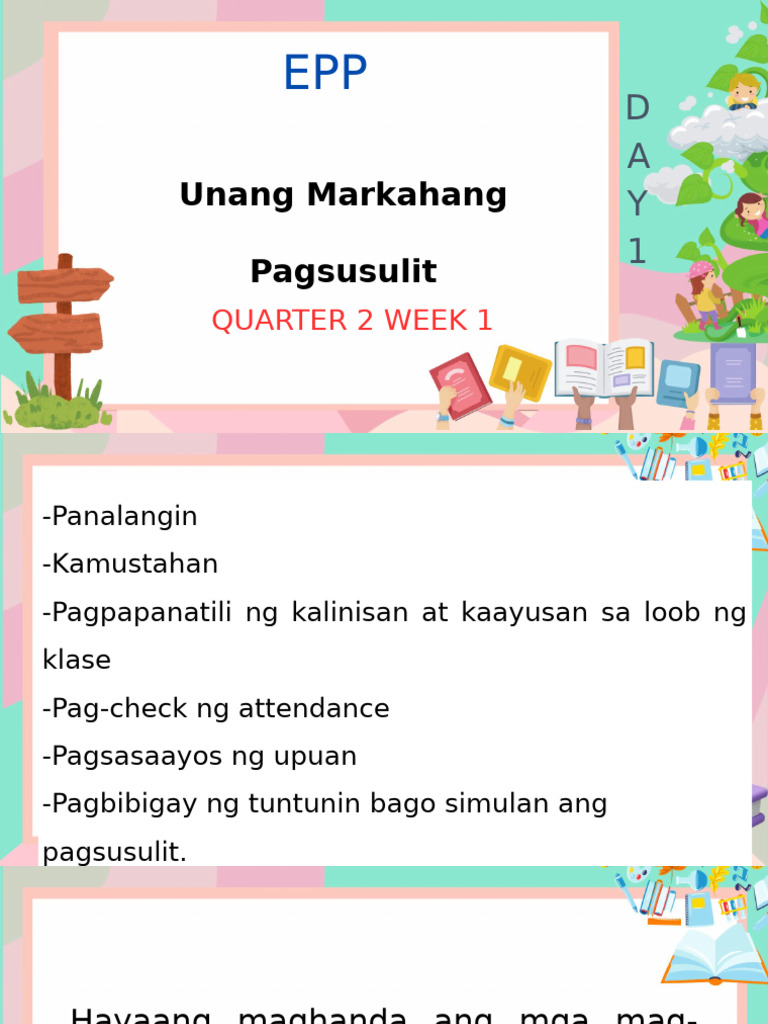 Q2 W1 Epp Matatag | PDF