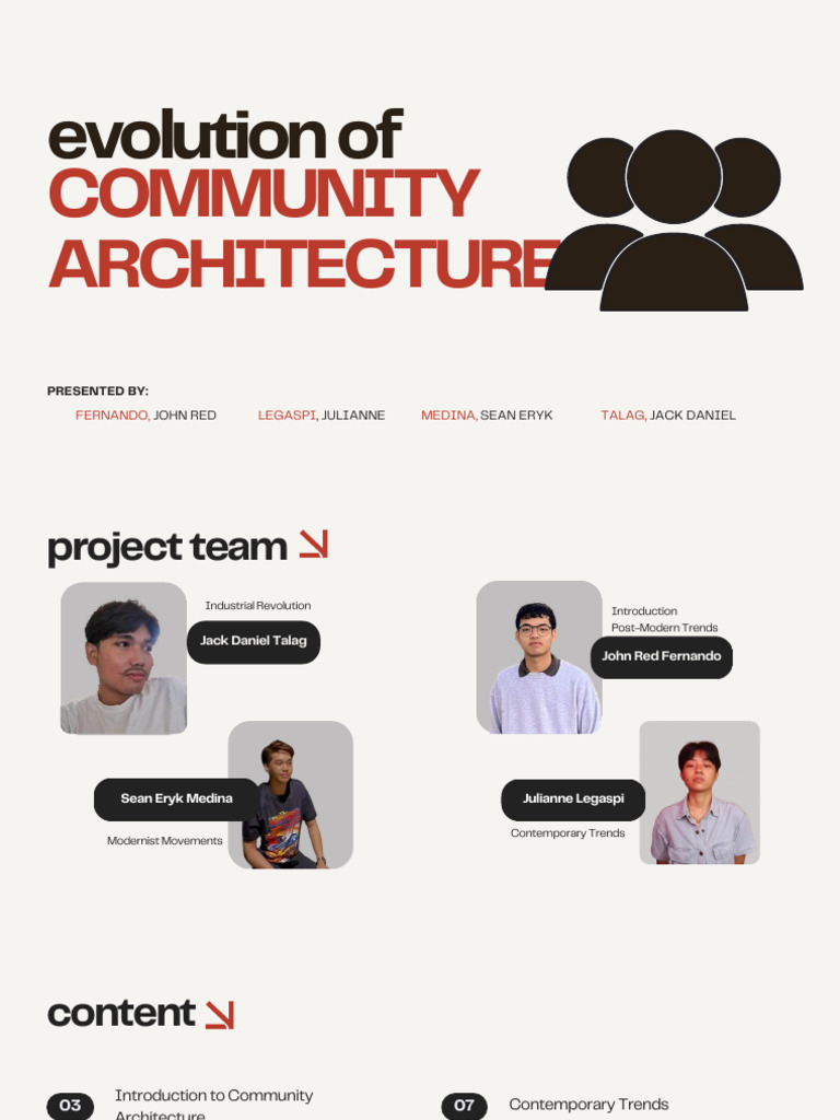 Evolution of Community Architecture in Different Eras | PDF