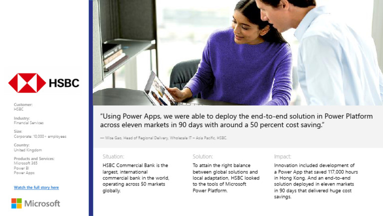 Hsbc Summary Slide | PDF