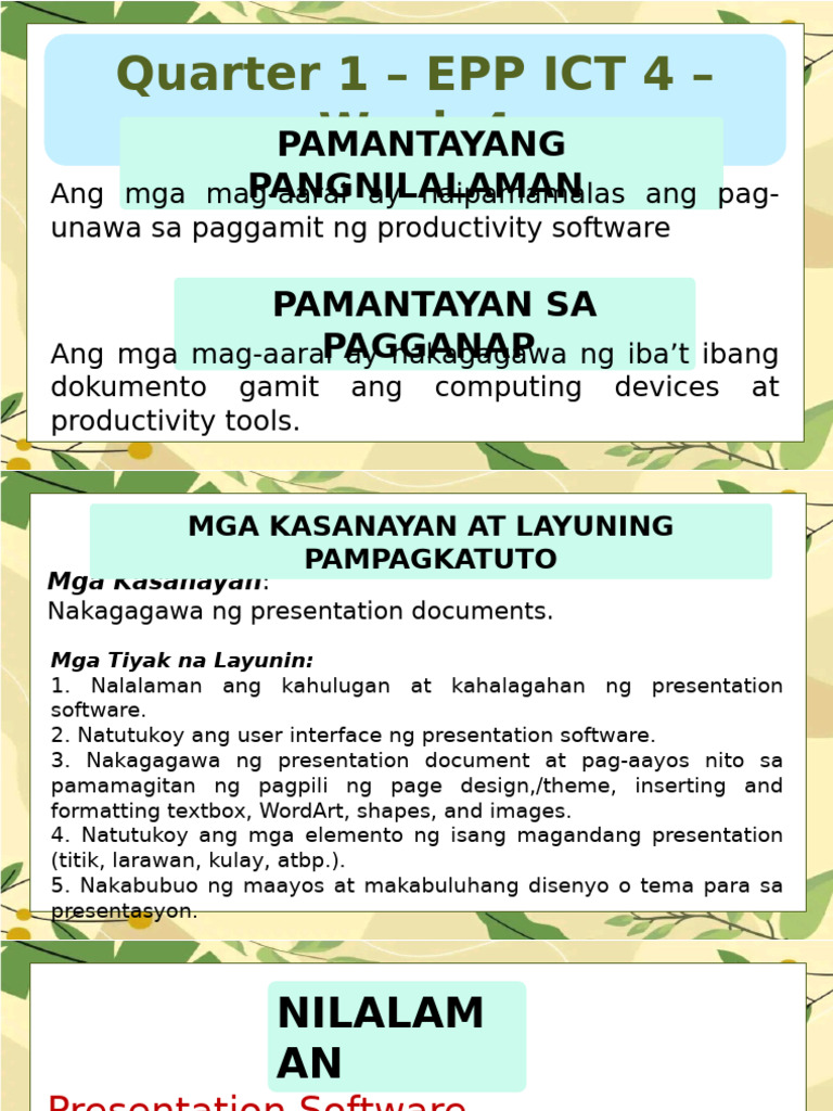 q1 Epp 4 PPT Week 4 | PDF