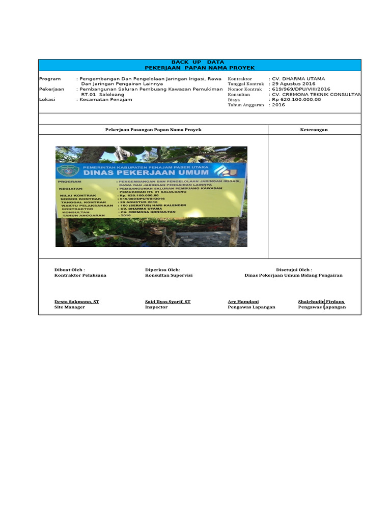 Backup Data Drainase Jalan Produksi Sei Paret | PDF