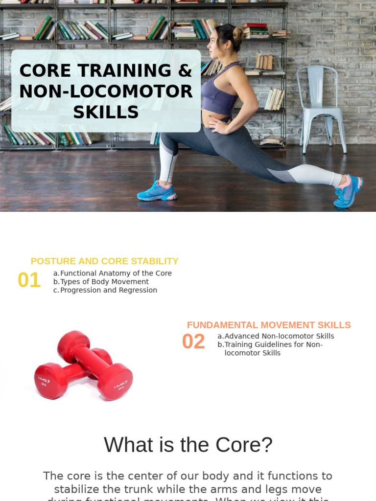 Unit 1 Core Training and Non Locomotor Skills 4 | PDF