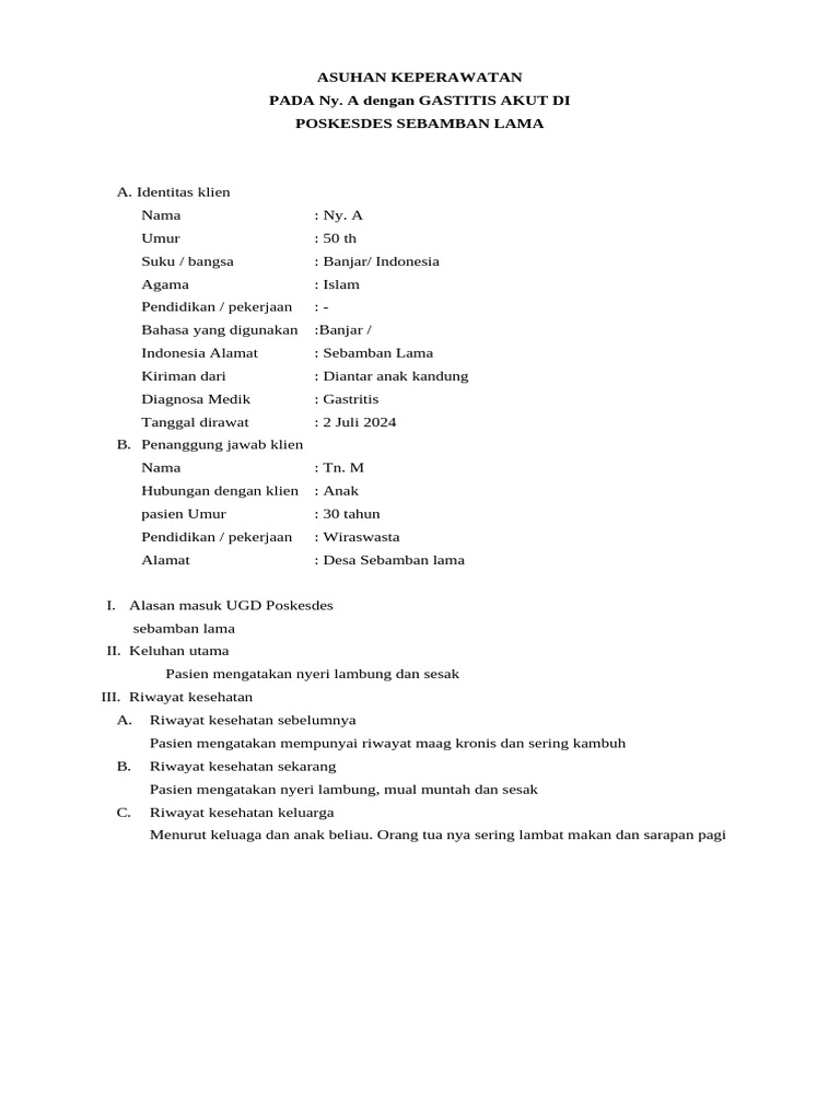 April Askep GEA | PDF