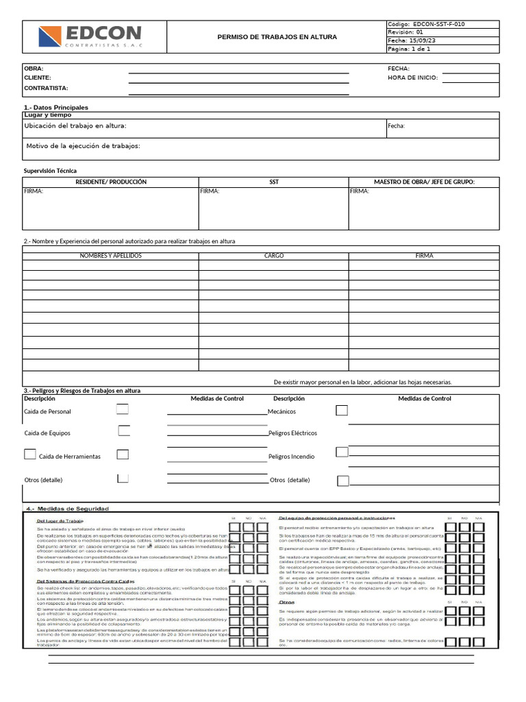 Edcon-F-Obr Petar en Altura | PDF