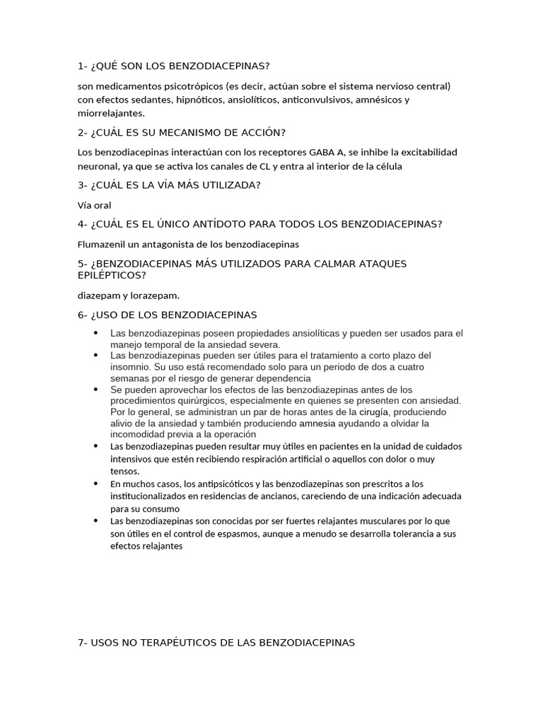 Benzodi Ace Pin As | PDF