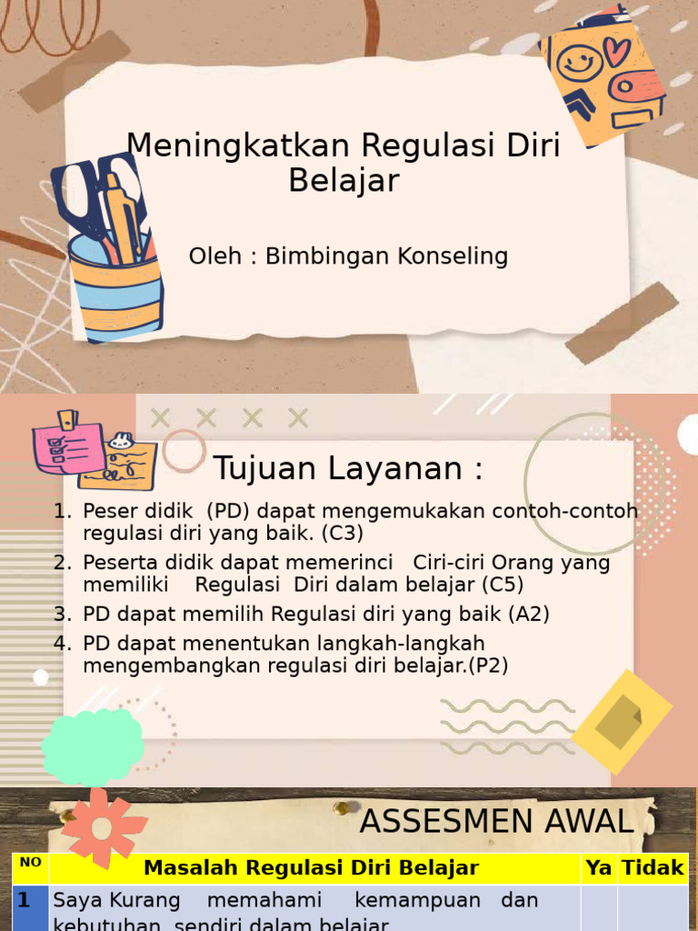 Meningkatkan Regulasi Diri Belajar | PDF