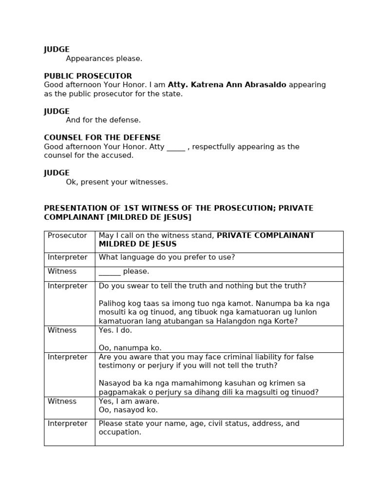 Script Prosec | PDF