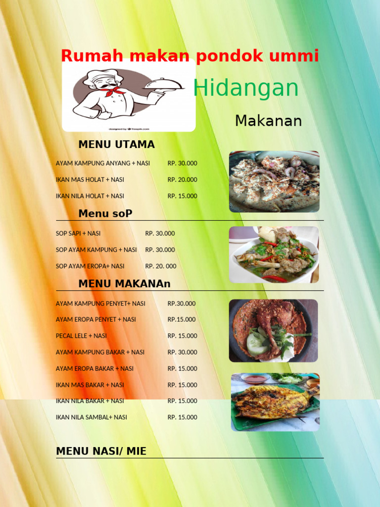 Rumah Makan Pondok | PDF
