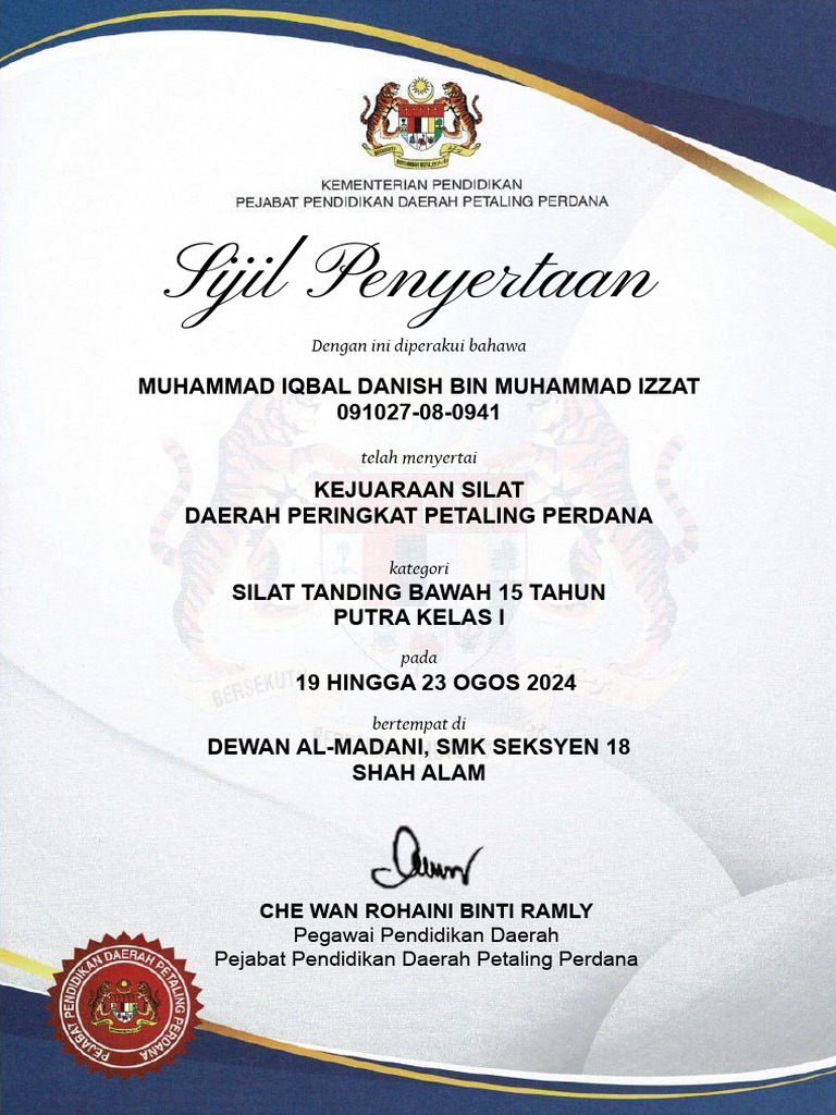 MUHAMMAD IQBAL DANISH BIN MUHAMMAD IZZAT | PDF